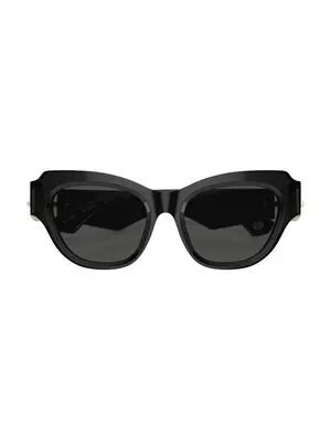 Burberry Rose Monogram Cat-eye Sunglasses - Grey