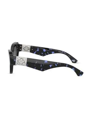 Burberry Rose Monogram Cat-eye Sunglasses - Blue