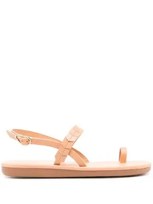 ANCIENT GREEK SANDALS Kamara Leather Sandals - Brown