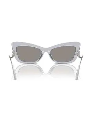 Dolce & Gabbana Crystal Cat-eye Sunglasses - Silver