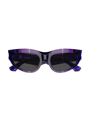 Burberry Checkered Cat-eye Sunglasses