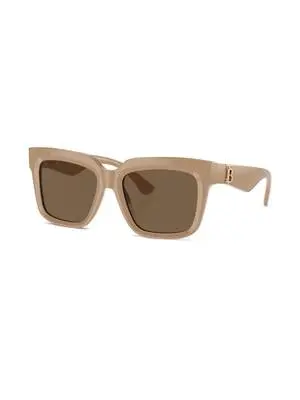 Burberry Monogram Plaque Wayfarer Sunglasses