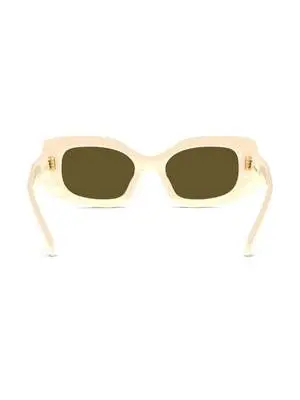 Tory Burch Miller Rectangle-frame Sunglasses