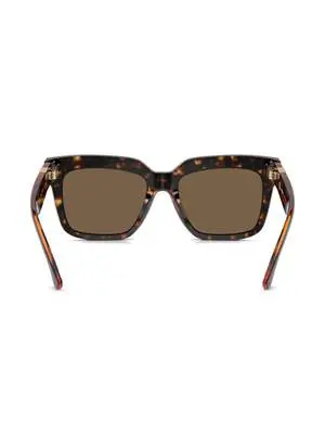 Burberry Tortoiseshell Square-frame Sunglasses