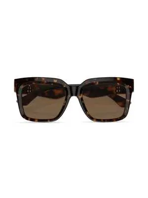 Burberry Tortoiseshell Square-frame Sunglasses
