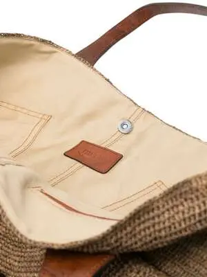 IBELIV Laza Ii Raffia Tote Bag - Neutrals