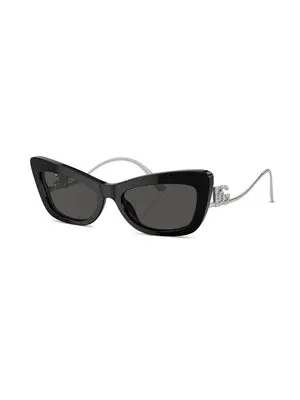 Dolce & Gabbana Crystal Cat-eye Sunglasses - Silver