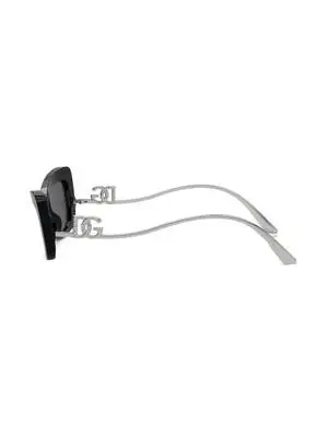 Dolce & Gabbana Crystal Cat-eye Sunglasses - Silver