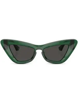 Burberry Rose Monogram Cat-eye Sunglasses - Green