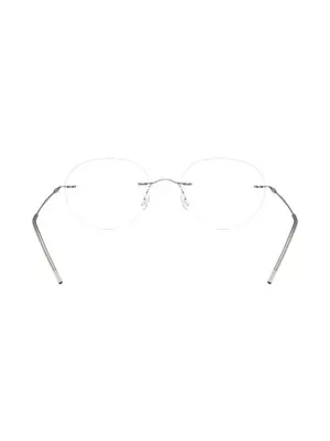 Giorgio Armani Rimless Round-frame Eyeglasses