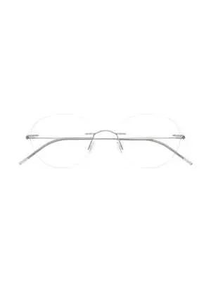 Giorgio Armani Rimless Round-frame Eyeglasses