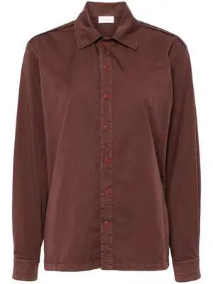 LEMAIRE Dyed Cotton-satin Shirt