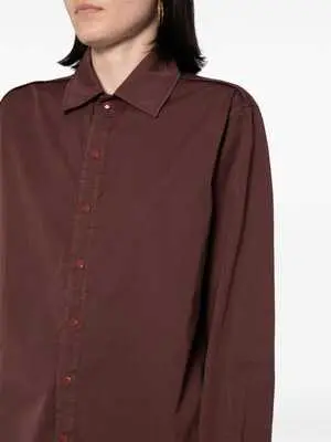 LEMAIRE Dyed Cotton-satin Shirt