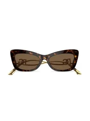 Dolce & Gabbana Cat-eye Sunglasses - Gold