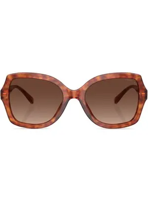 COACH® Tortoiseshell Butterfly Sunglasses - Brown