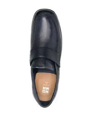 Moma Pebbled-leather Loafers