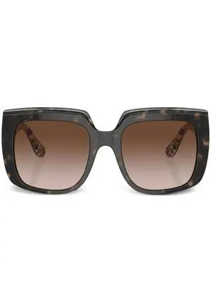 Dolce & Gabbana Oversize-frame Sunglasses - Brown