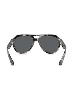 Dolce & Gabbana Tortoiseshell Pilot Sunglasses