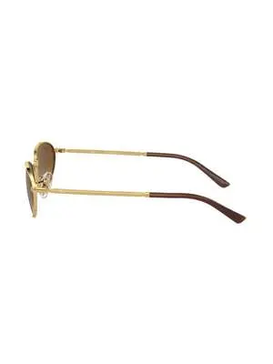 Ray-ban Oval-frame Sunglasses - Gold