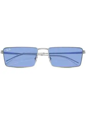 Ray-ban Rectangle-frame Sunglasses - Silver