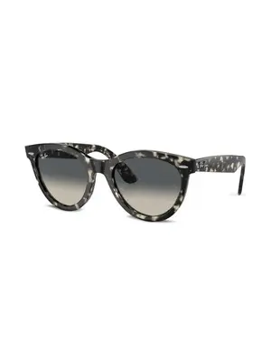 Ray-ban Wayfarer Tortoiseshell Effect Sunglasses - Grey