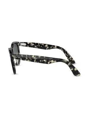 Ray-ban Wayfarer Tortoiseshell Effect Sunglasses - Grey