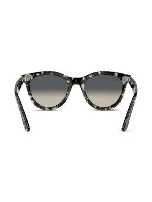 Ray-ban Wayfarer Tortoiseshell Effect Sunglasses - Grey