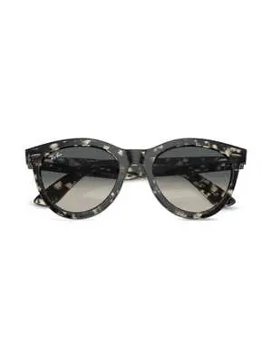 Ray-ban Wayfarer Tortoiseshell Effect Sunglasses - Grey