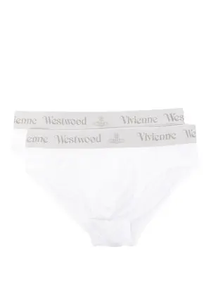 VIVIENNE WESTWOOD Orb-motif Briefs - White