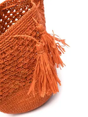 IBELIV Haingo Raffia Bucket Bag