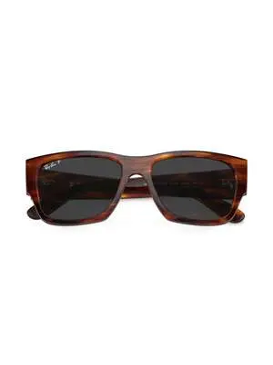 Ray-ban Carlos Rectangle-frame Sunglasses - Brown