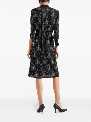 Prada Graphic-print Crepe Shirtdress
