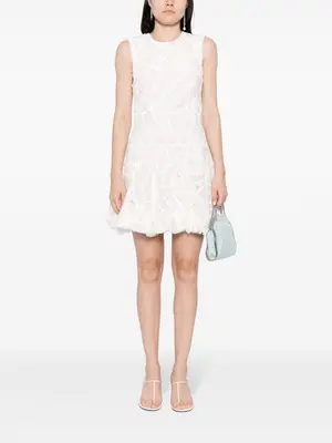 Simkhai Vallan Ruffle-detail Mini Dress - White