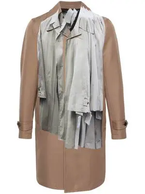 Comme Des Garçons Trompe L'oeil Trenchcoat