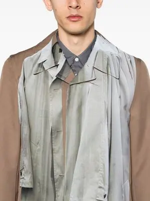 Comme Des Garçons Trompe L'oeil Trenchcoat
