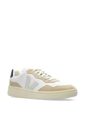 VEJA V-90 Leather Sneakers - White