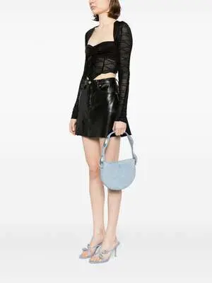 Alexander Wang Dome Denim Crossbody Bag
