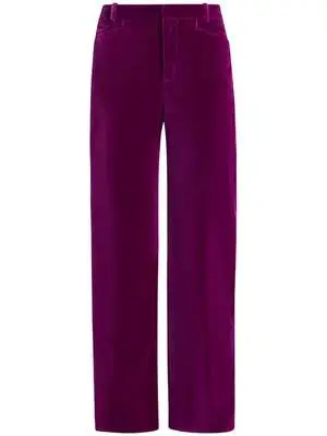 Women's Purple Flare Pants