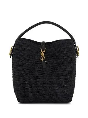 Saint Laurent Le 37 Woven Bucket Bag