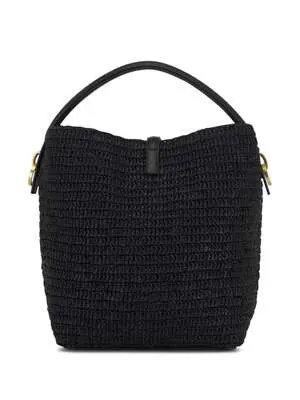 Saint Laurent Le 37 Woven Bucket Bag