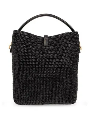 Saint Laurent Le 37 Woven Bucket Bag