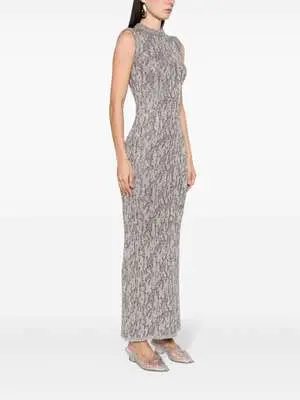 Acne Studios Sequin-embellished Knitted Maxi Dress