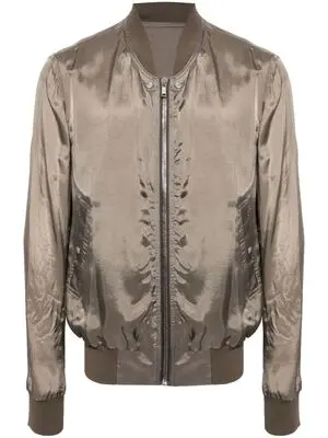 Rick Owens Classic Flight Bomber Jacket - Neutrals