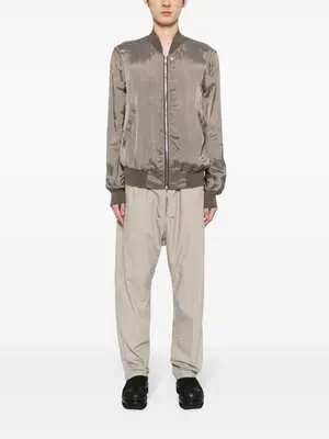 Rick Owens Classic Flight Bomber Jacket - Neutrals