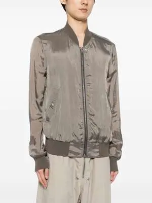 Rick Owens Classic Flight Bomber Jacket - Neutrals
