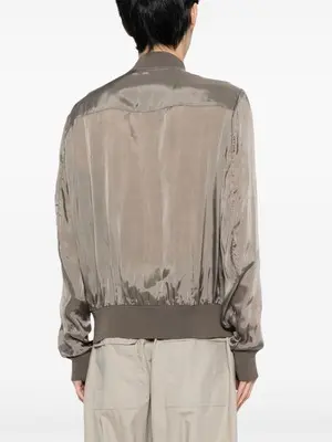Rick Owens Classic Flight Bomber Jacket - Neutrals