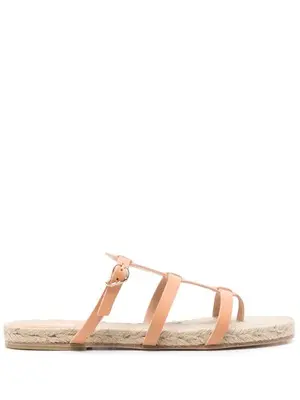 CastaÑer Leather Espadrilles - Neutrals