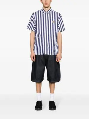 Junya Watanabe Striped Poplin Shirt - Blue