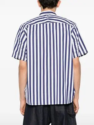 Junya Watanabe Striped Poplin Shirt - Blue