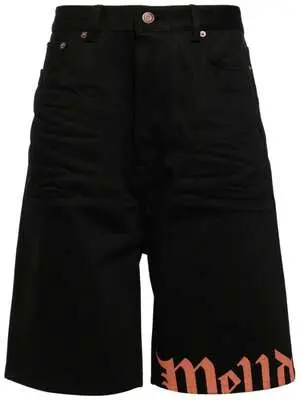 We11Done Logo-print Bermuda Shorts